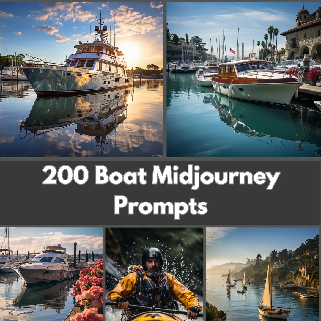 Midjourney Prompts, Boat, AI Generated, AI Art, Prompt Guide, Ocean ...