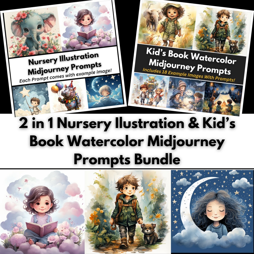 149 Midjourney Prompts, Childrens Book, Illustration, Ai Art, Instant ...