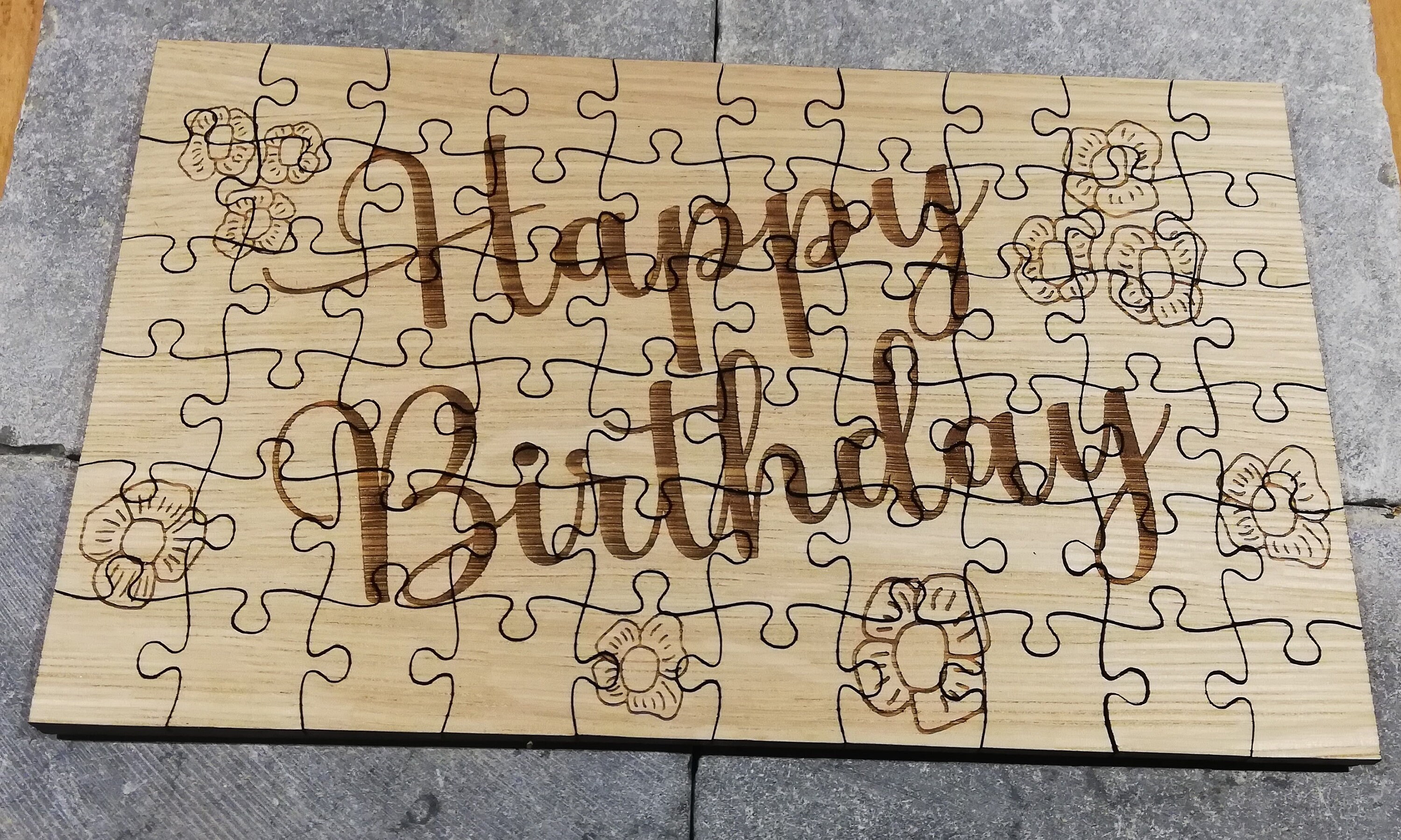 Puzzle Birthday Card - Etsy