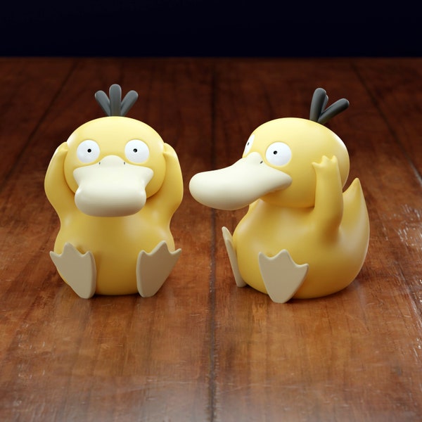 3d Psyduck Figure - Etsy