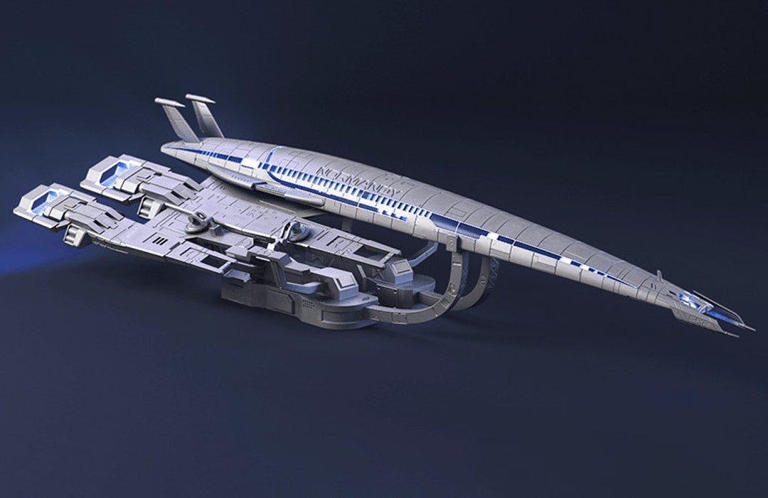 Buy Mass Effect Normandy SR2 3D Model Print File Normandy SR2 Online in ...