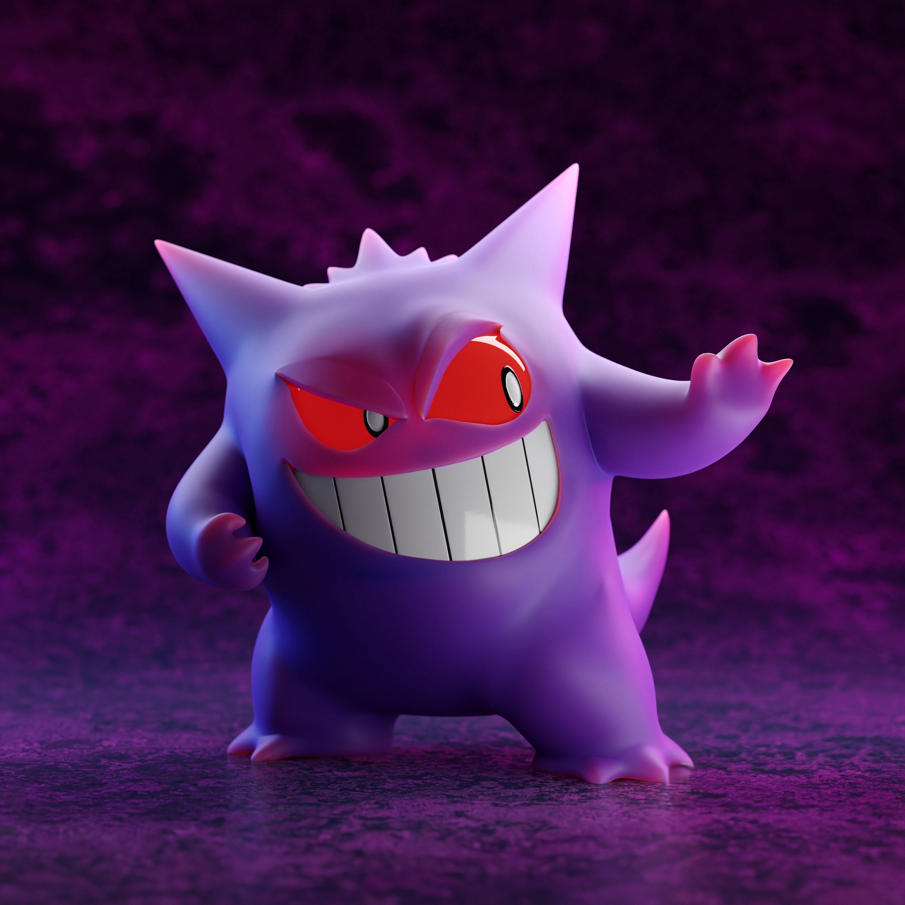 Pokemon Gengar STL Pack, Gengar 3D Model Pack, Gengar Print Files ...
