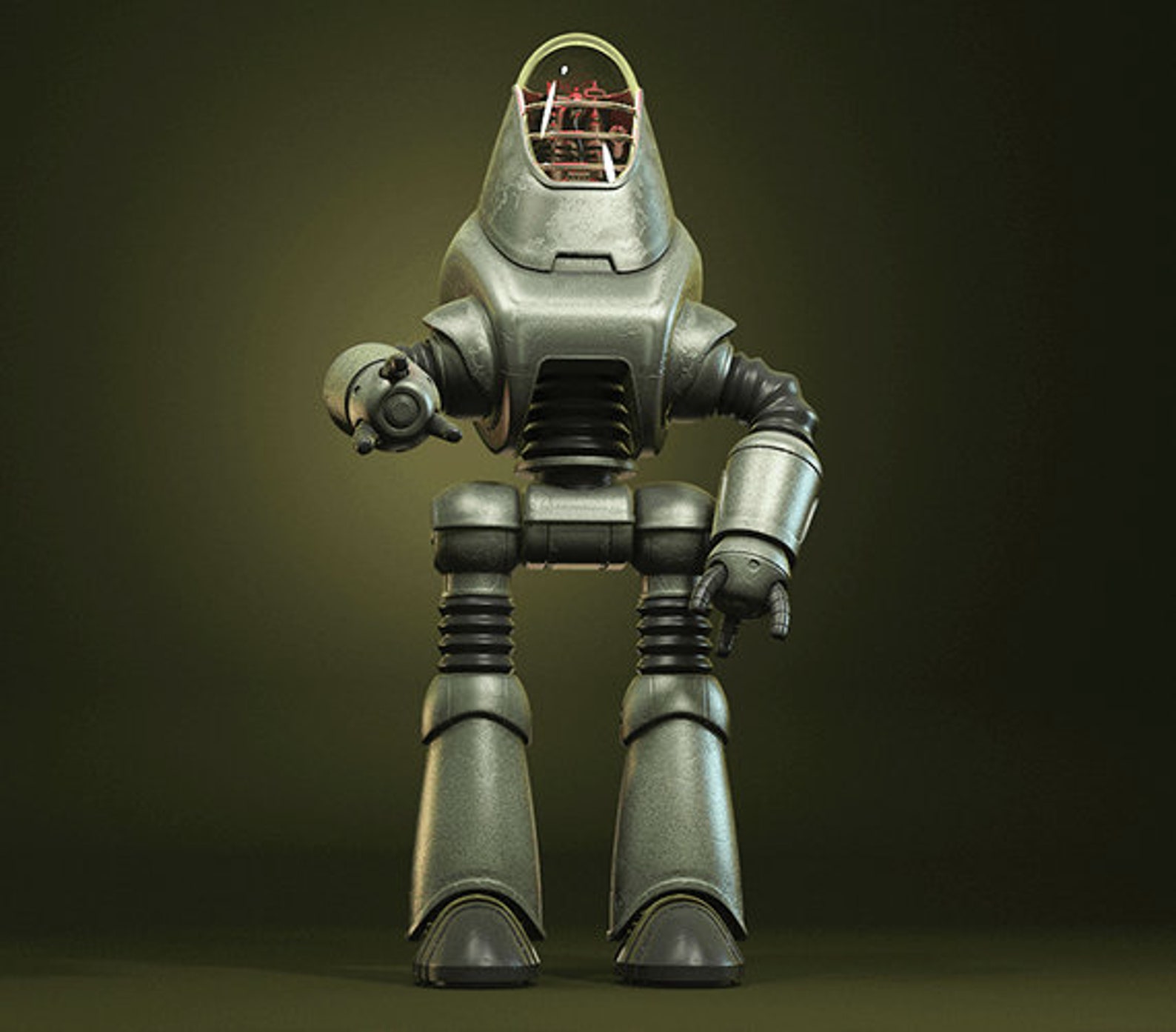 Fallout Protectron 3D Model Print File Protectron Figure stl - Etsy France