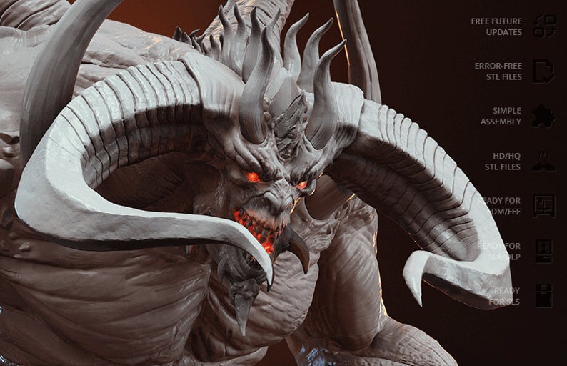 Diablo 2 Classic 3D Model STL File Diablo 2 Classic Diorama - Etsy ...