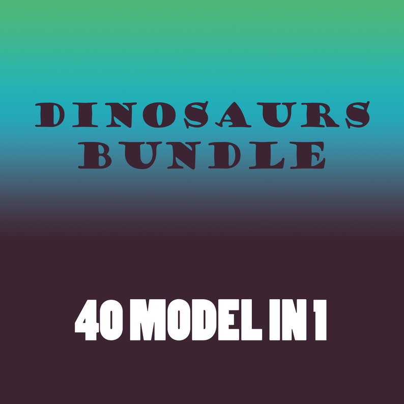 Dinosaurs 3D Model Pack, T Rex STL Pack, Blue Raptor STL, T-rex Diorama ...