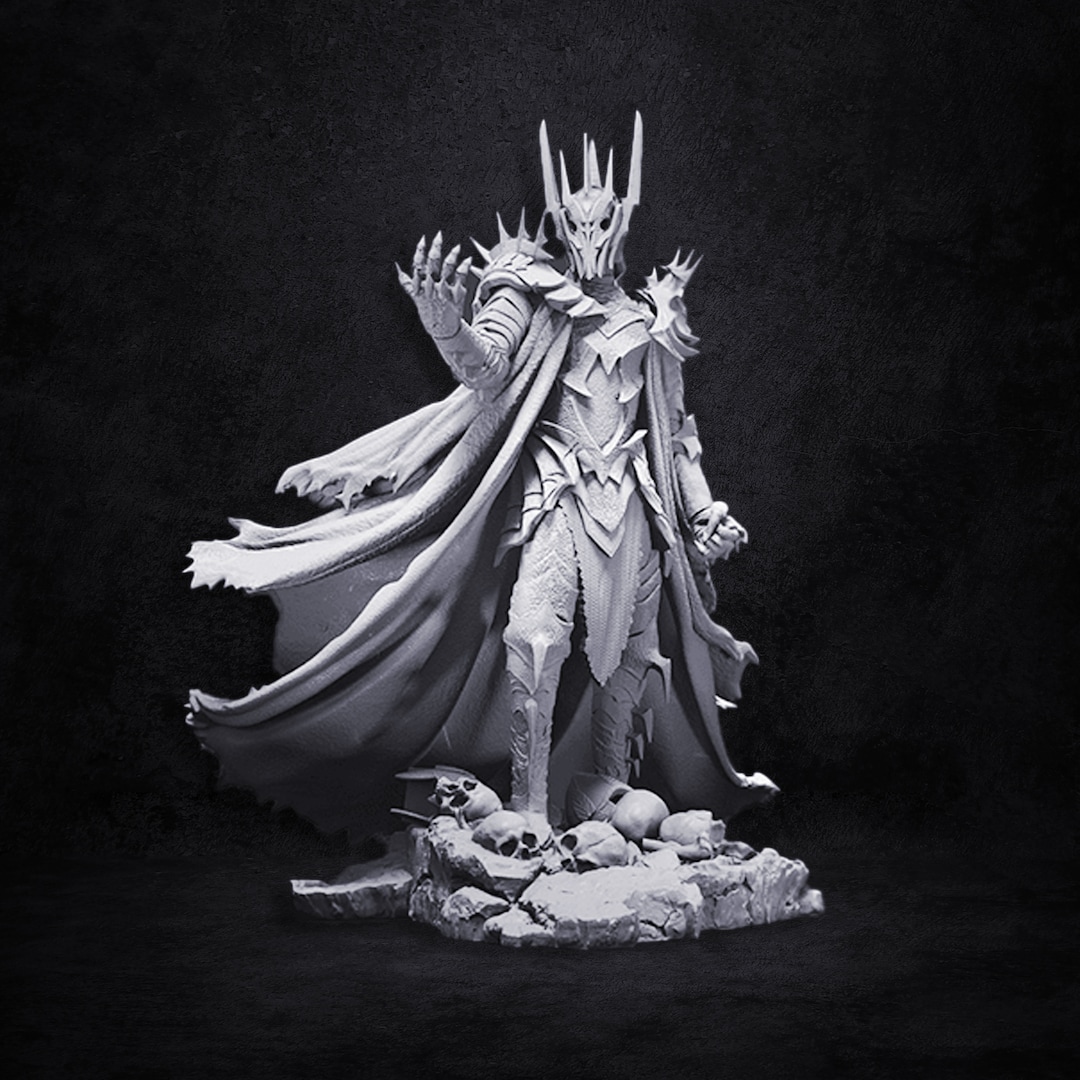 Lord of the Rings Sauron 3D Model STL File, Sauron 3D Print File ...