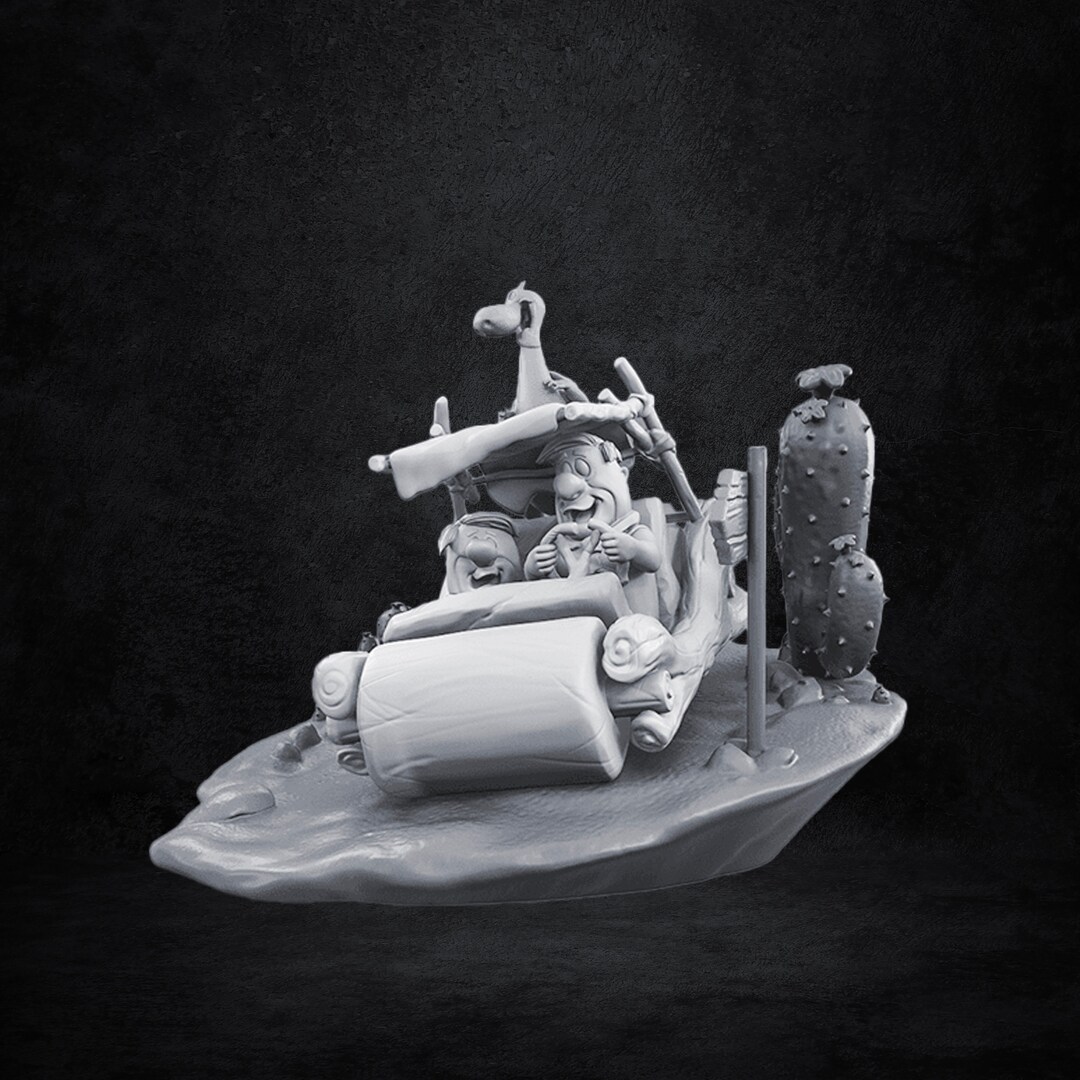 The Flintstones 3D Model Flintstones STL Flintstones 3D - Etsy Australia