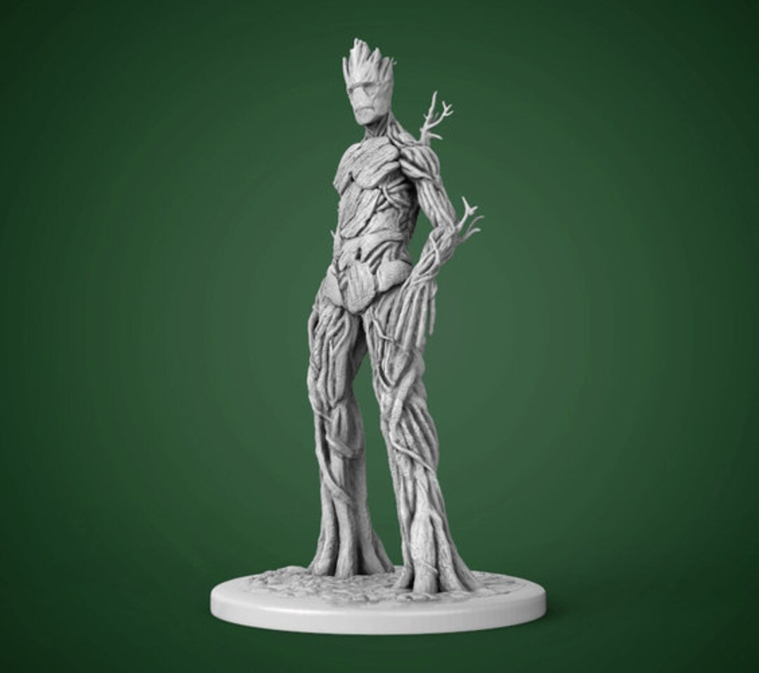 Adult Groot 3D Model Print File Adult Groot Figure Stl Adult - Etsy