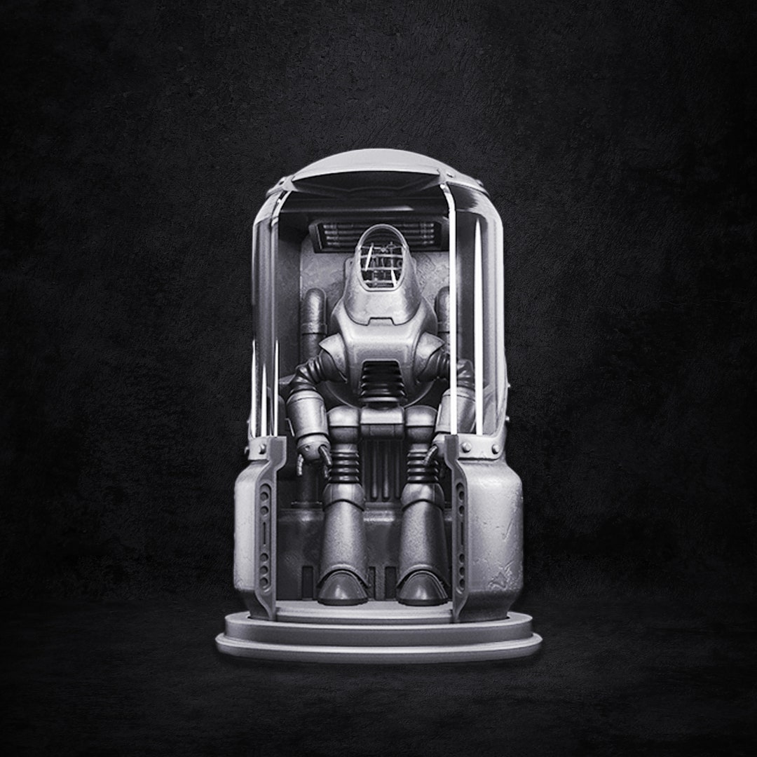 Fallout Protectron 3D Model Print File Protectron Figure Stl - Etsy