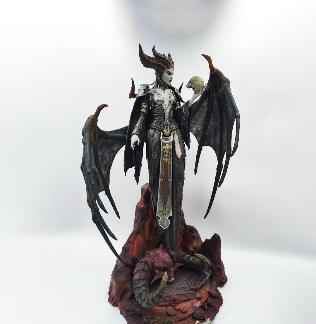 Diablo Lilith 3d Model Stl File Diablo Diorama Stl Diablo Lilith