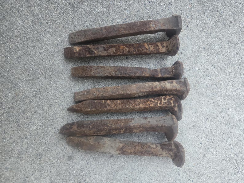 Authentic Railroad Spikes | Raw Iron for Protection and Ritual Work - Etsy
