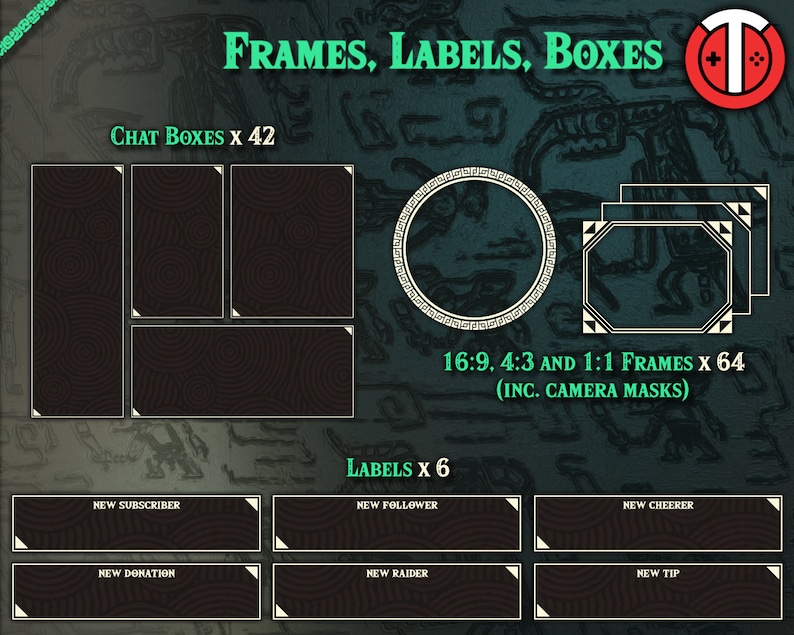 Fantasy RPG Stream Package - Totk / Botw - Overlays, Alerts ...
