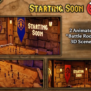 Animated Fantasy MMO Stream Package - Ultimate Edition - Overlays ...