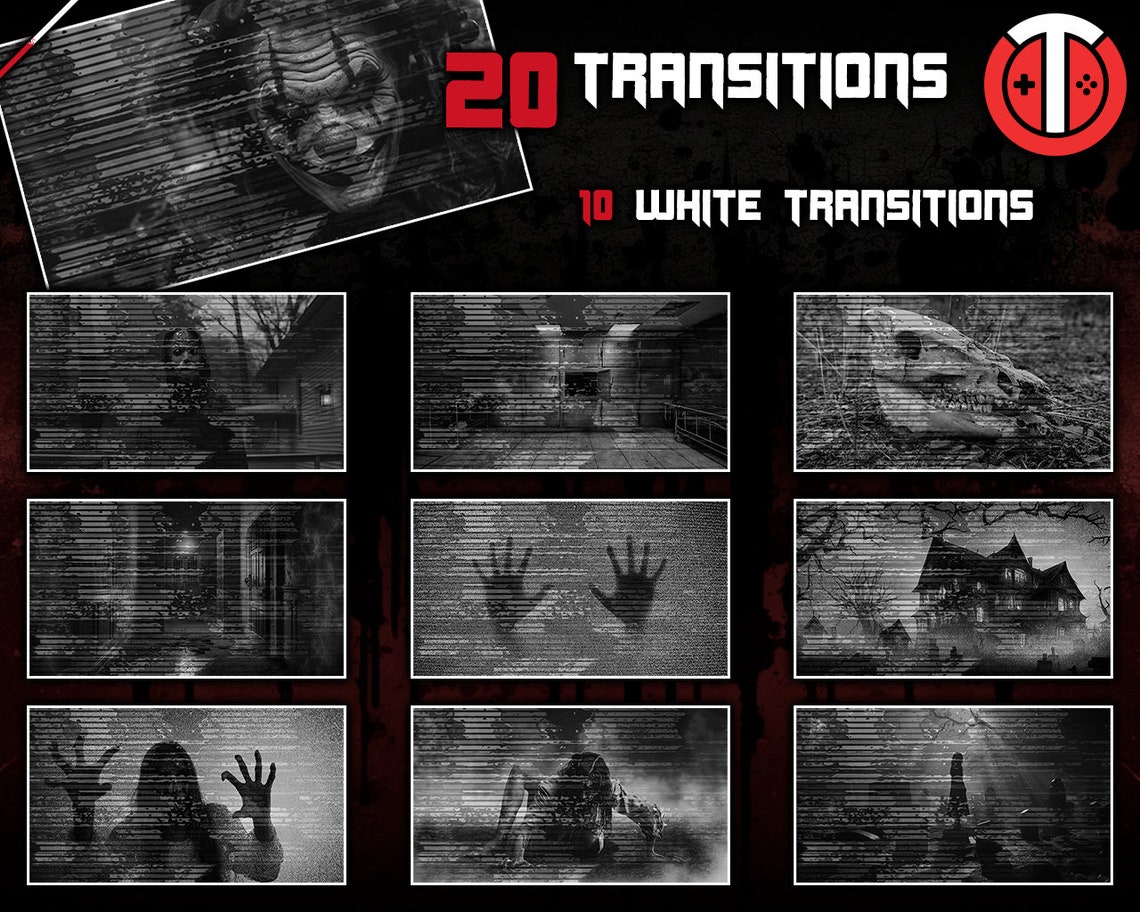 Animated Stream Transitions Horror / Slasher / Thriller / Spooky ...