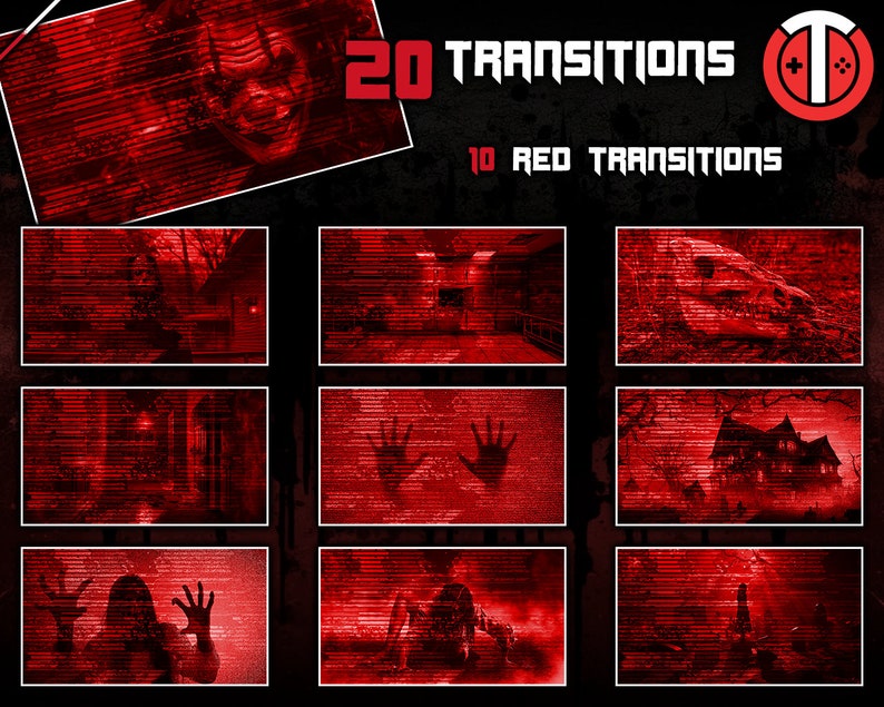 Animated Stream Transitions - Horror / Slasher / Thriller / Spooky ...