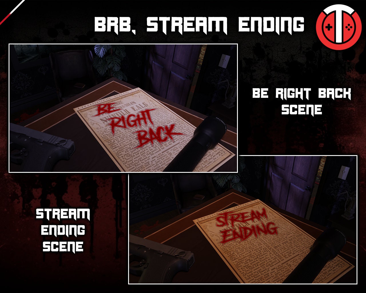 3D Animated Horror Stream Scenes - Slasher / Thriller / Spooky ...