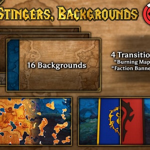 Animated Fantasy MMO Stream Package - Ultimate Edition - Overlays ...