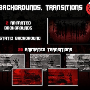 Animated Horror Stream Package - Slasher / Thriller / Spooky - Overlays ...