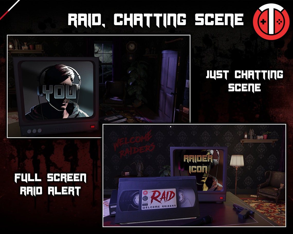 Animated Horror Stream Package - Slasher / Thriller / Spooky - Overlays ...