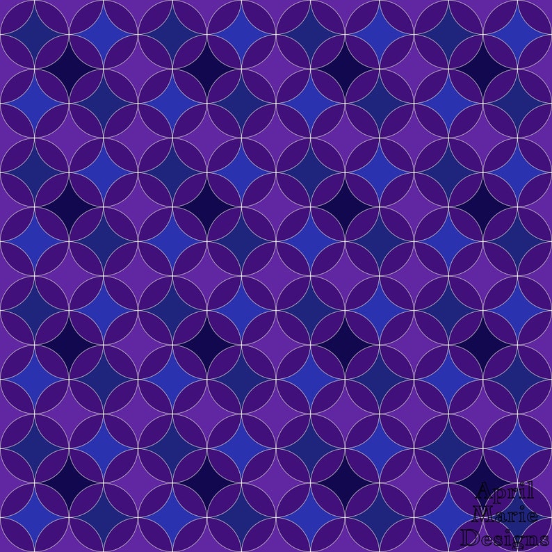 Colors of Purple & Blue Pattern Wallpaper - Etsy