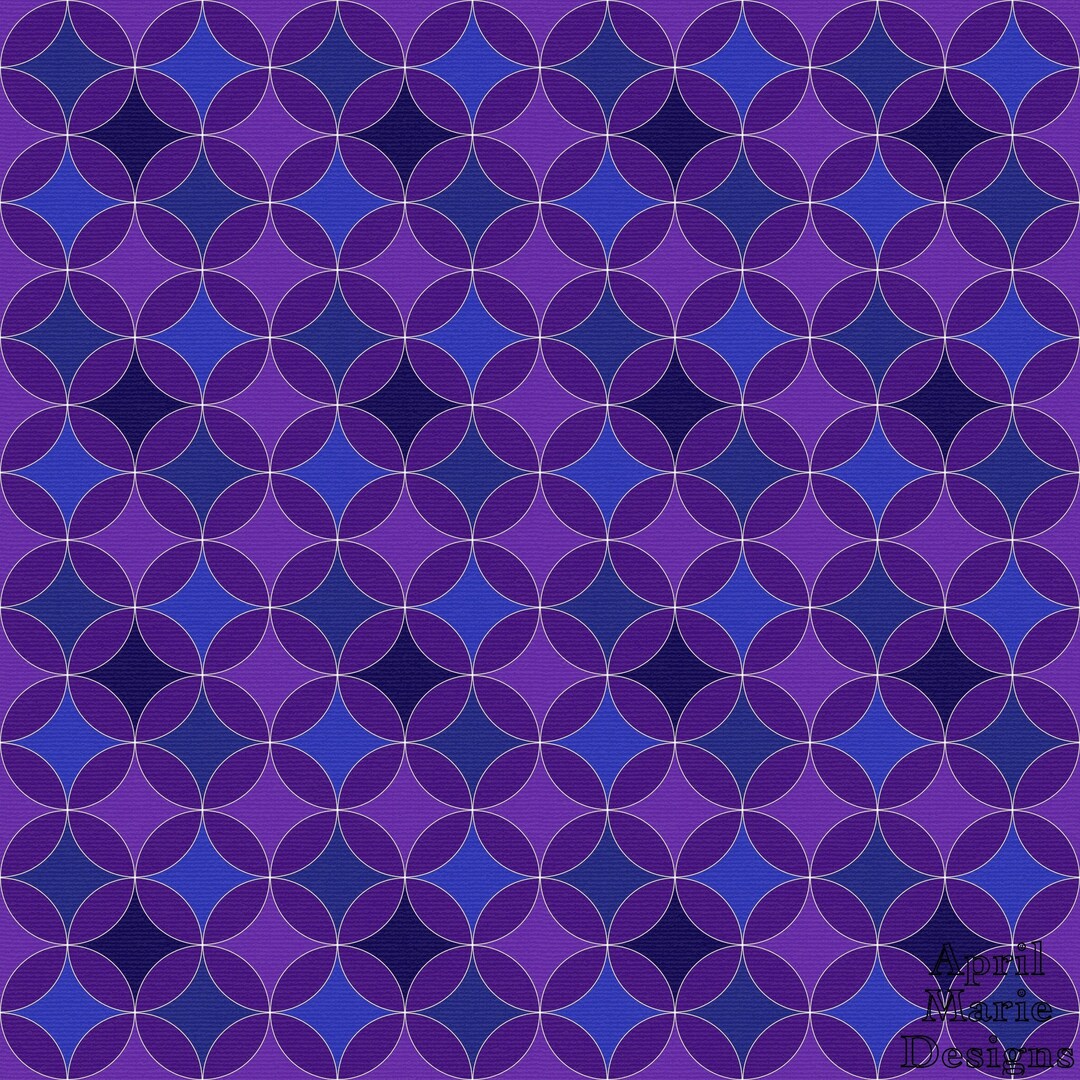 Colors of Purple & Blue Pattern Wallpaper - Etsy