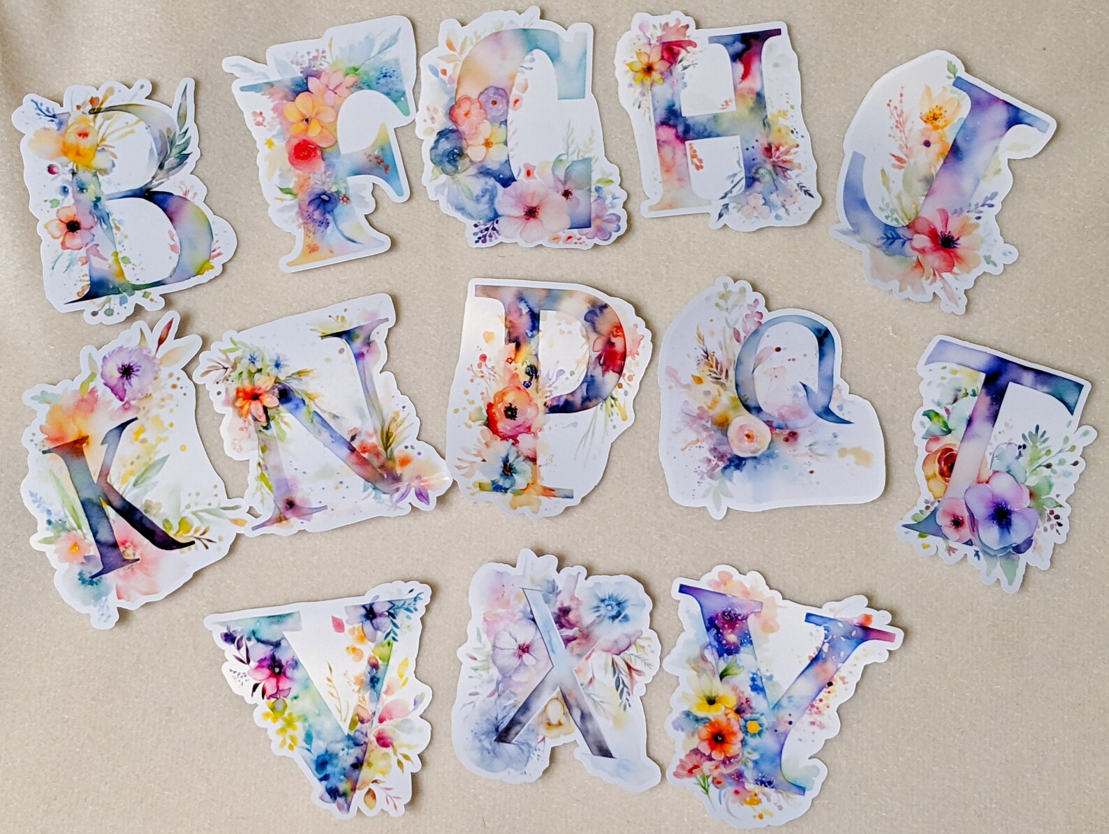 Letter Stickers (whole Alphabet) - Etsy