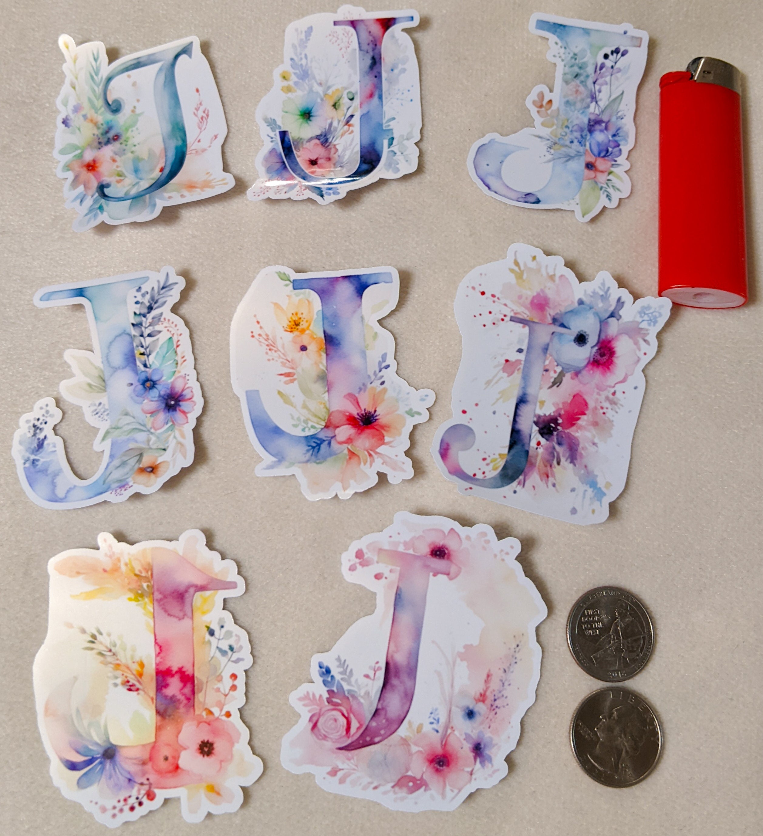 Letter Stickers (whole Alphabet) - Etsy