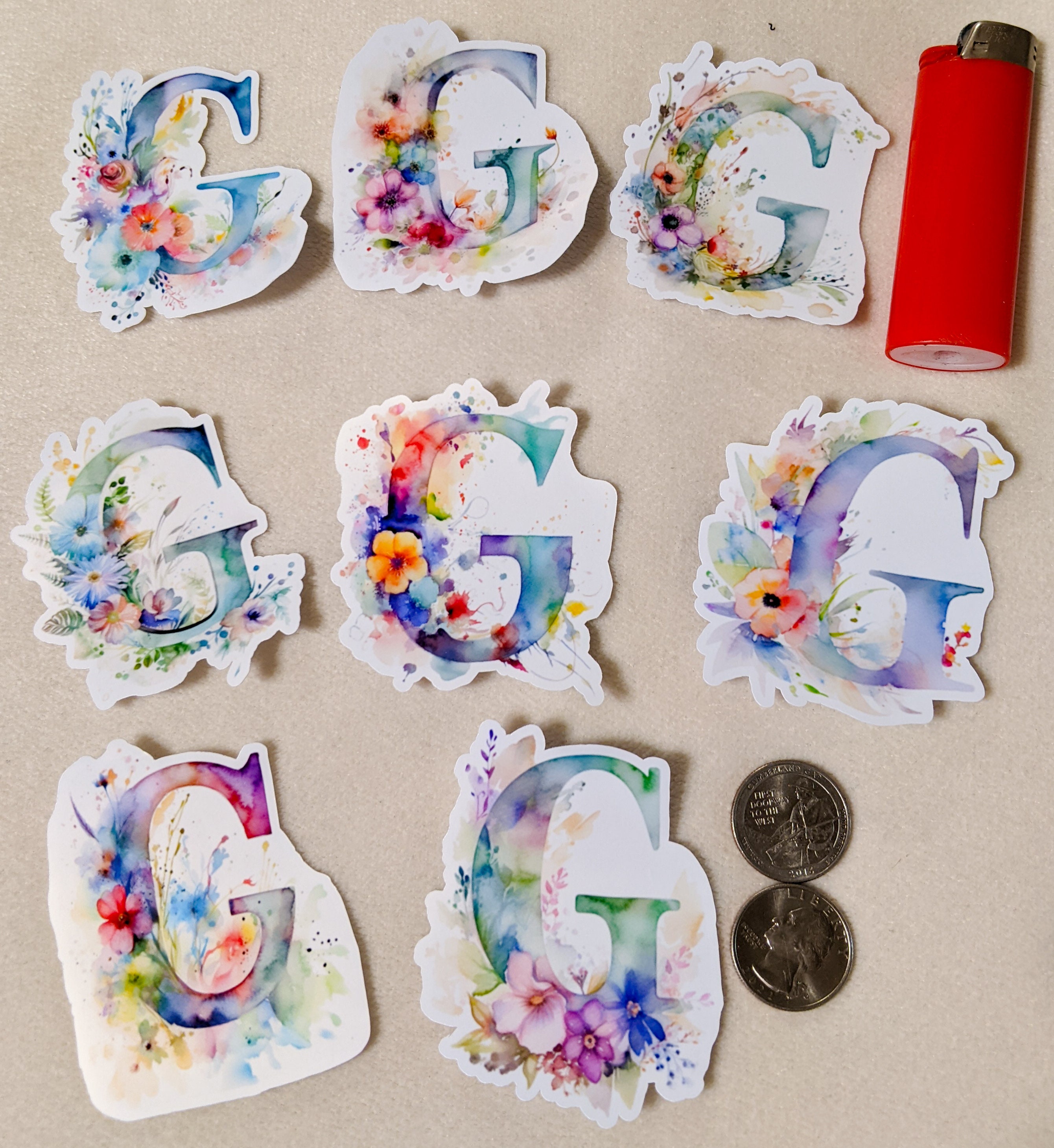 Letter Stickers (whole Alphabet) - Etsy