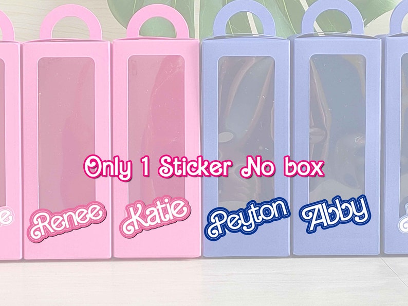 Hot Pink Doll Boxes Personalised Party Decorationsparty - Etsy Australia