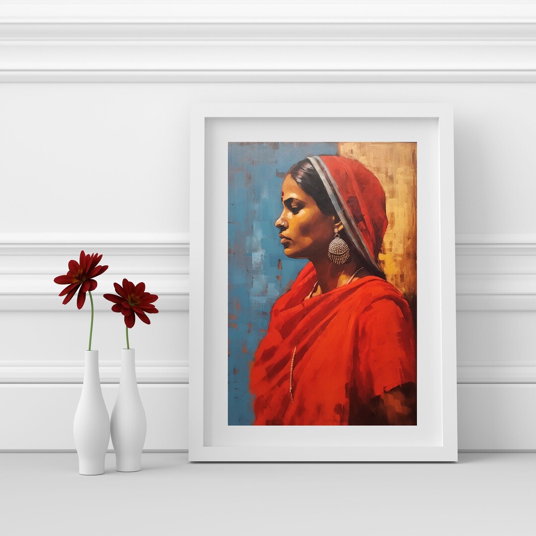 Indian Woman Painting, Indian Folk Art, Indian Rural Village Art ...