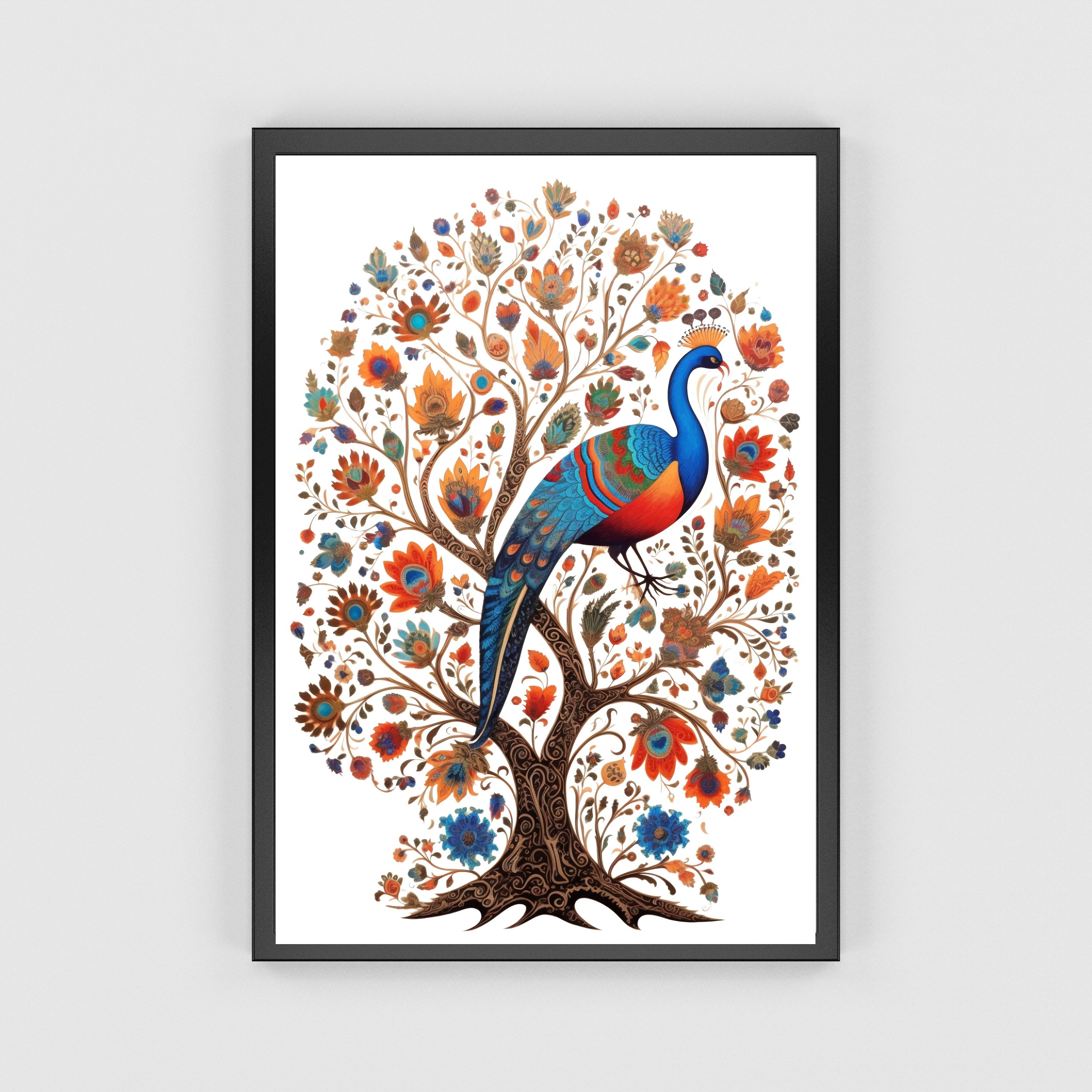 Indian Peacock Art Watercolor Tutorial #1: Painting An Indian Peacock