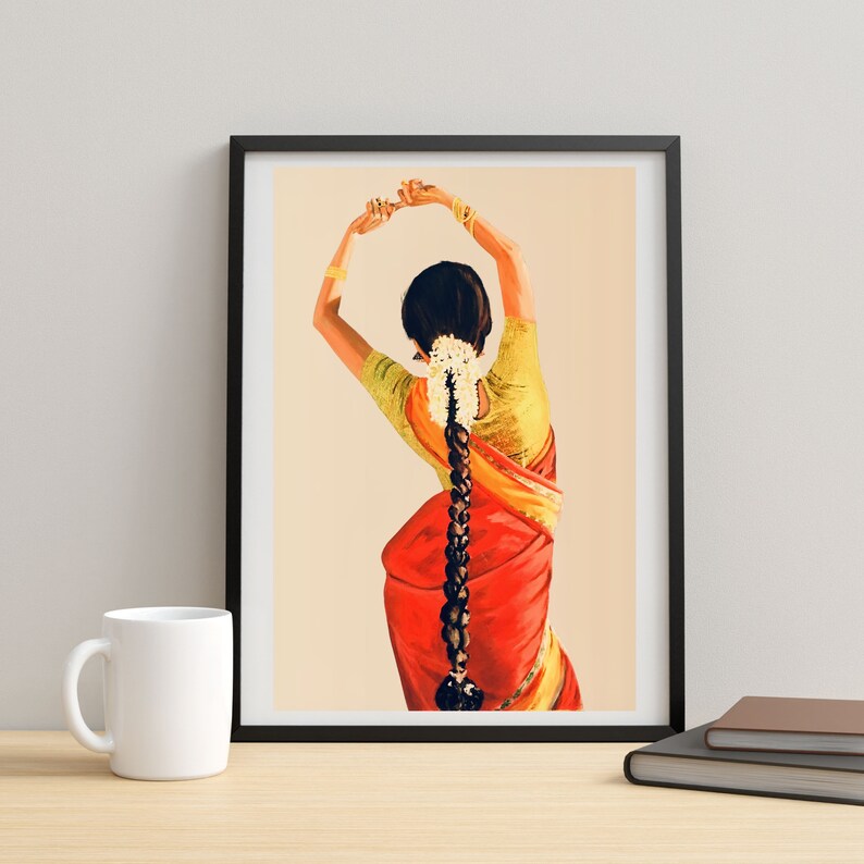 Indian Folk Art, Indian Dancing Lady Art, Indian Woman Painting, Indian ...