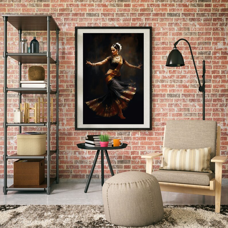 Indian Folk Art, Indian Dancing Lady Art, Indian Painting, Indian Wall ...