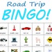 Road Trip Bingo - 6 Pages! - Etsy