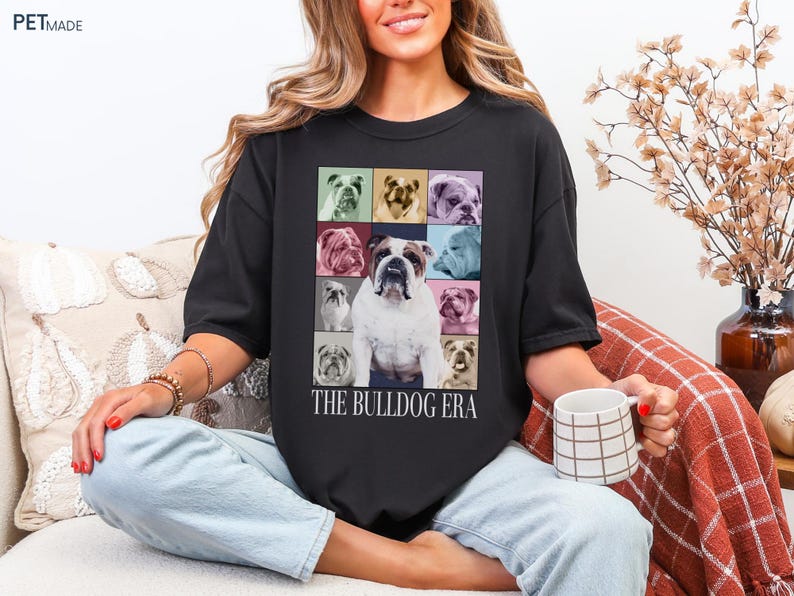 Bulldog Era T-shirt: British Bully Graphic Tee - Etsy