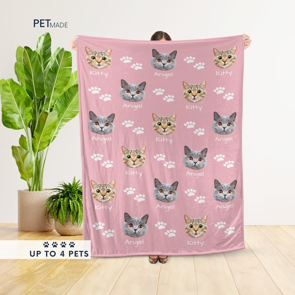 Custom Cat Blanket - Etsy