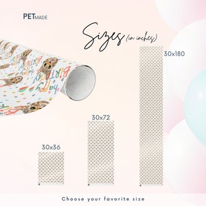 Custom Dog Wrapping Paper Using Pet Photo, Personalized Cat Portrait ...