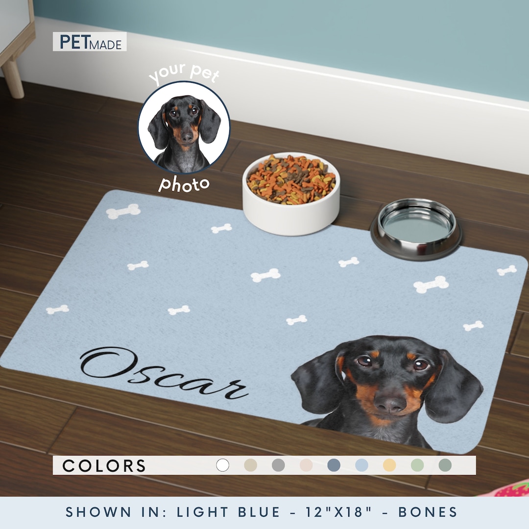 Personalized Dog Food Mat Personalized Cat Feeding Mat Pet - Etsy