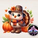Girl Fall Turkey PNG, Kid Turkey Thanksgiving, Fall Vibe PNG, Cute ...