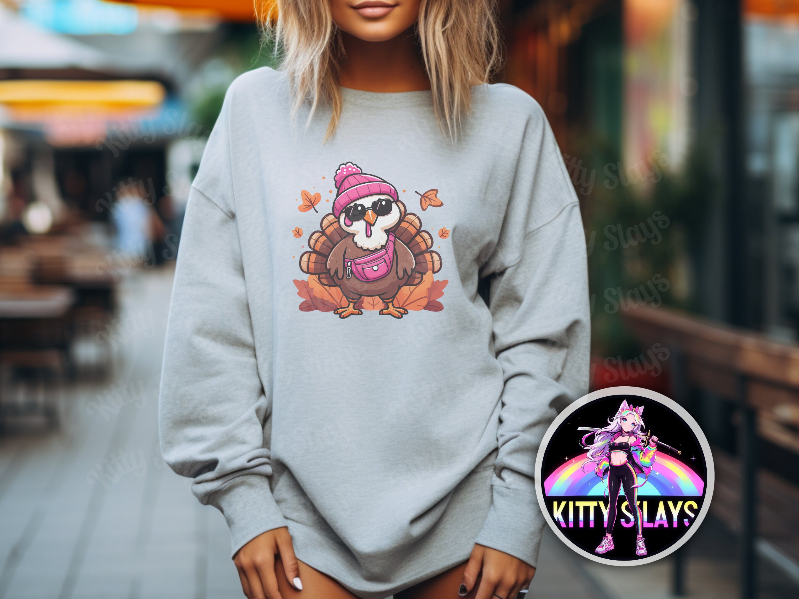 Happy Thanksgiving Turkey Png, Digital Fall Turkey Thanksgiving Design ...