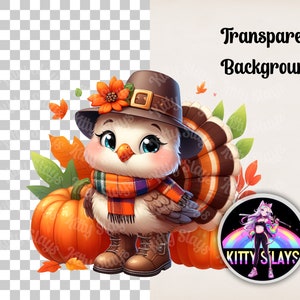 Girl Fall Turkey PNG, Kid Turkey Thanksgiving, Fall Vibe PNG, Cute ...