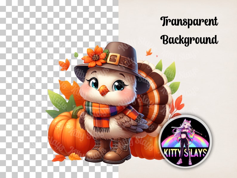 Girl Fall Turkey PNG, Kid Turkey Thanksgiving, Fall Vibe PNG, Cute ...