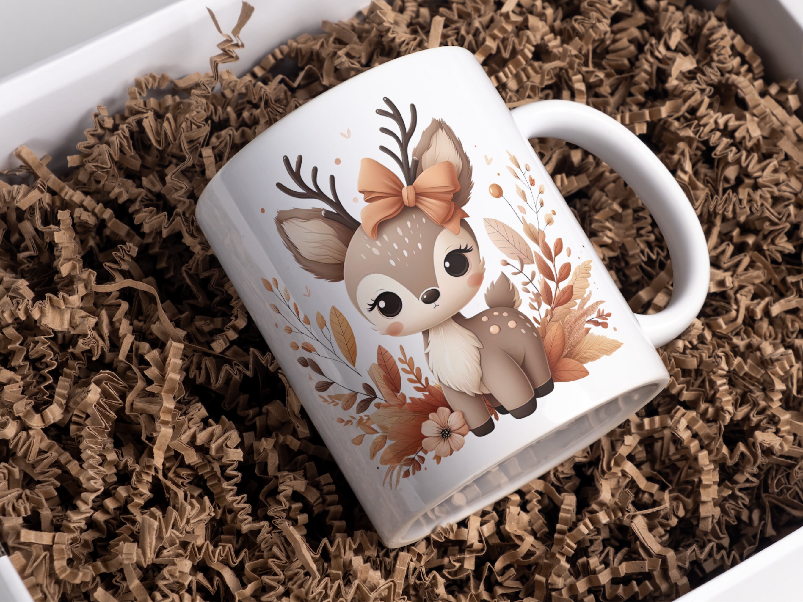 Fall Design PNG, Digital Cute Reindeer, Fall Autumn Deer, Kid PNG ...