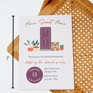 Housewarming Invitation, New House Party, Home Sweet Home Invitation ...