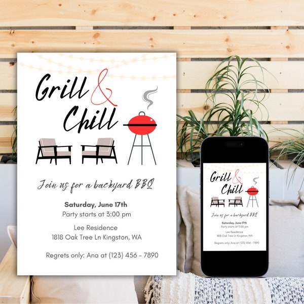 Cookout Invitation - Etsy