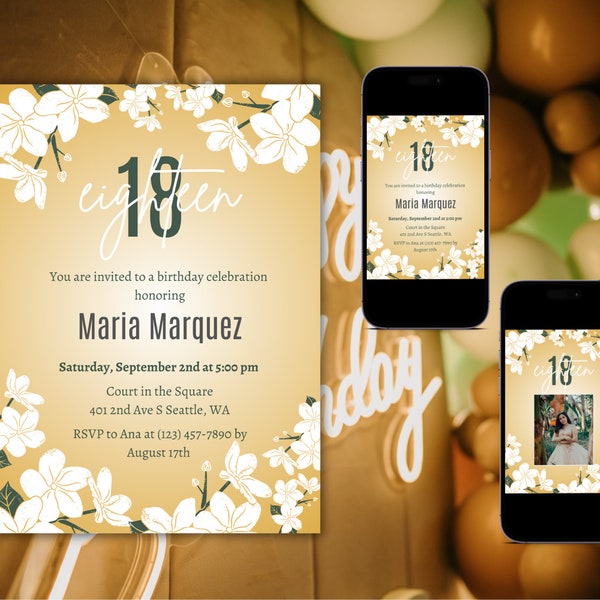 Filipino Birthday Template - Etsy