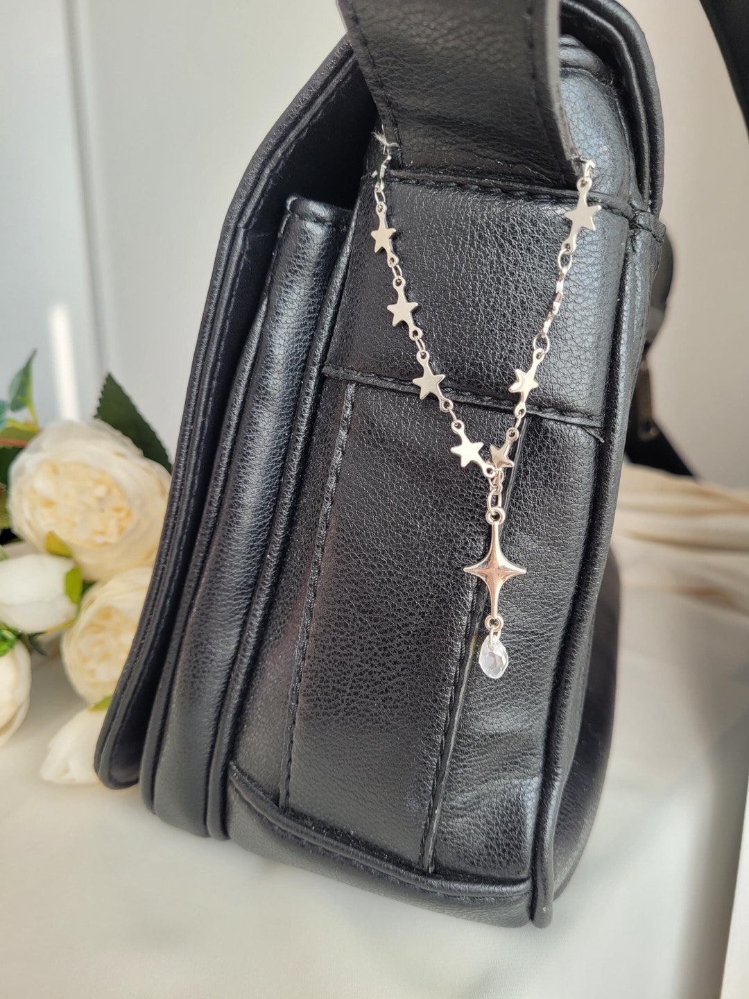 Starry Bag Charm | Stainless Steel Celestial Bag Charm | Keychain Bag ...