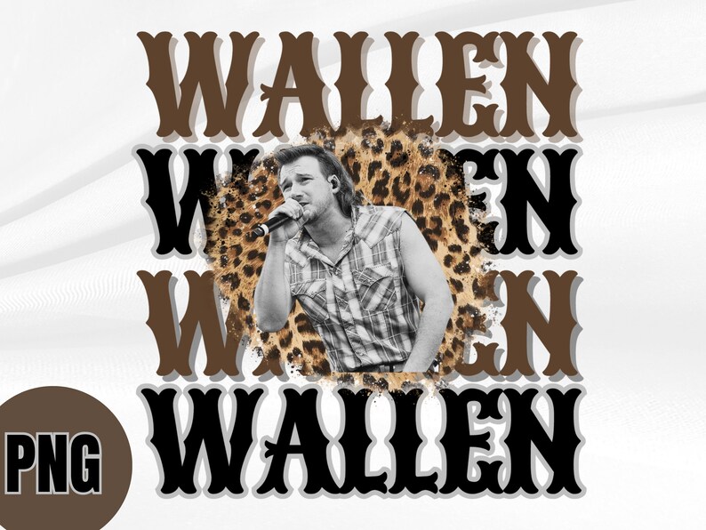 Morgan Wallen Leopard PNG: Country Music Fan (digital Download) - Etsy