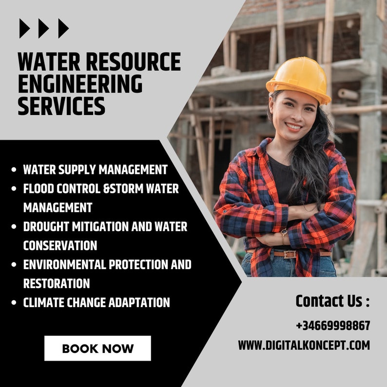 Digital Water Resource Engineering Template - Etsy