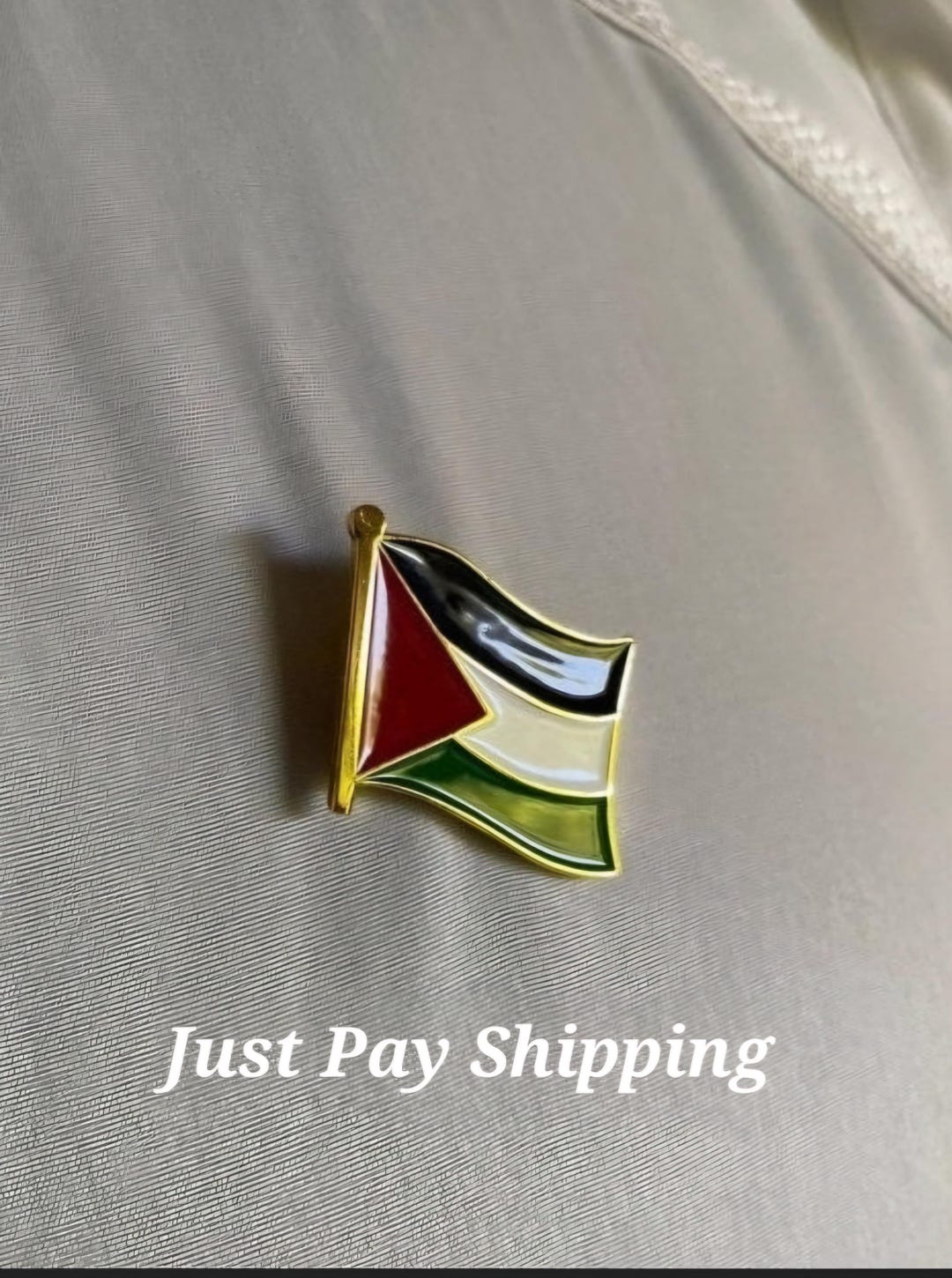 Palestinian Flag Lapel Pin - High-quality - Perfect Gift for Palestine ...